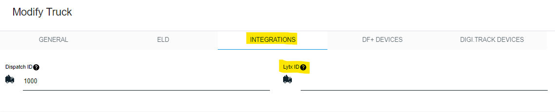 Lytx Integration – Documentation | Digital Fleet