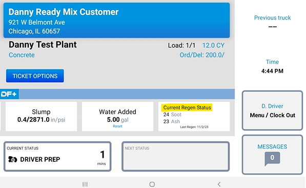 Emissions Regen Alert – Documentation | Digital Fleet